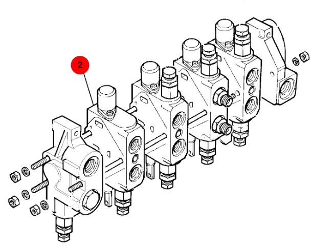 JCB Valve Section,Boom - Michael's Group